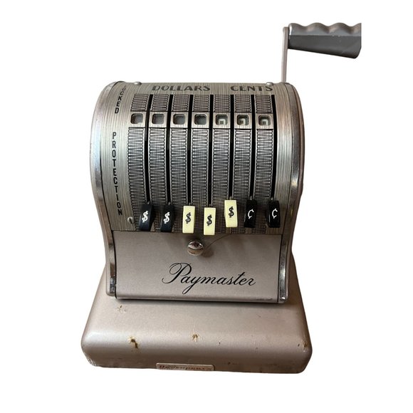 The Paymaster System | Other | Vintage The Paymaster System Series S60 ...